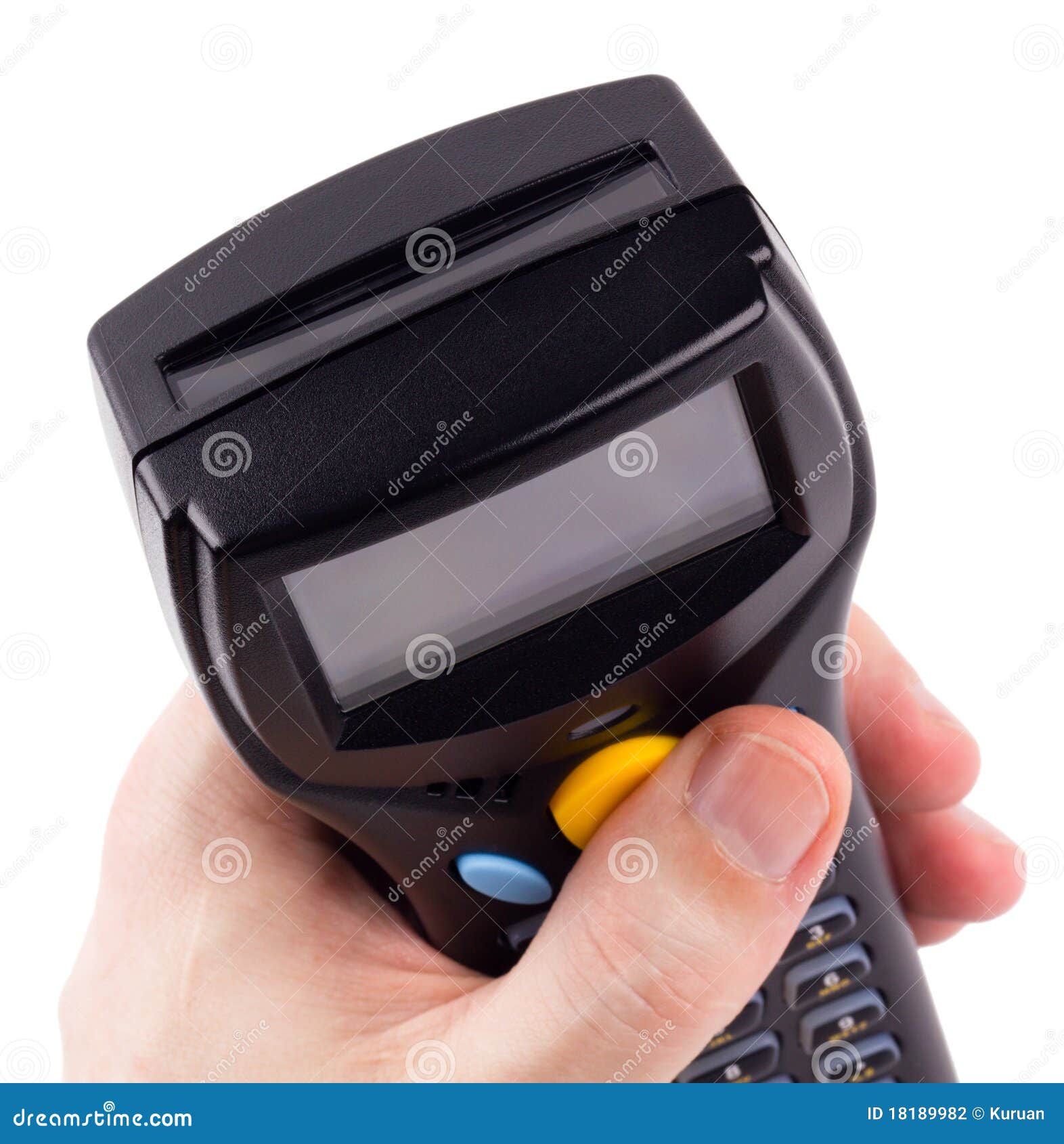 Electronic Manual Scanner of Bar Codes Stock Photo - Image of digitally ...