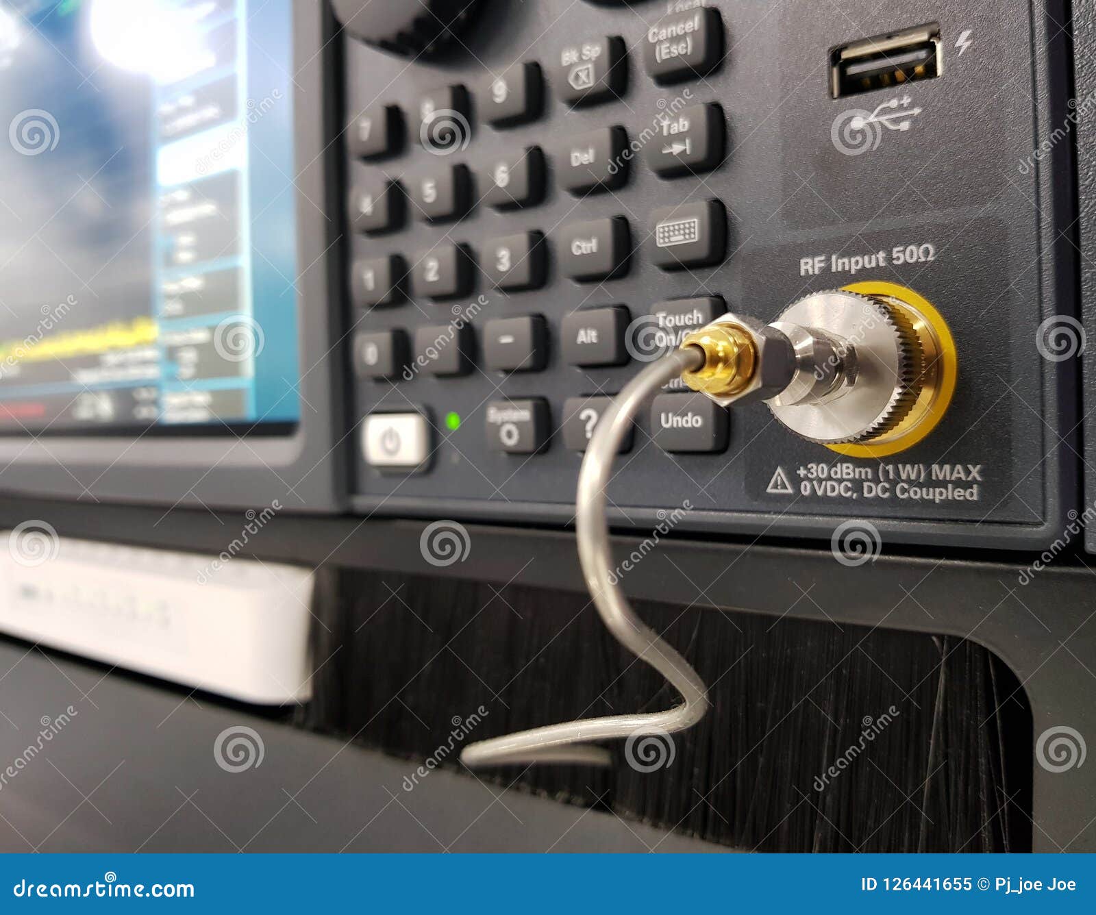 Electronic Measuring Instruments in Computer Laboratory Stock Image ...