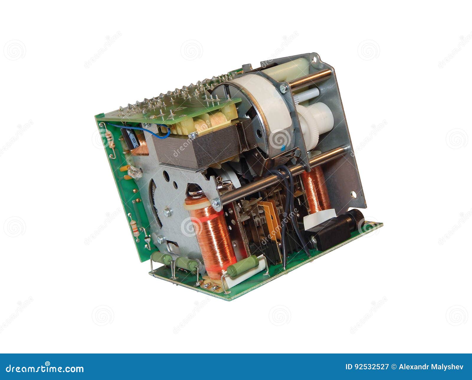Electronic-mechanical Device. Stock Image - Image of automatic ...
