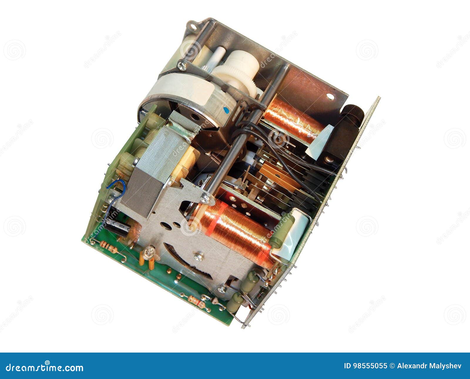 Electronic-mechanical Device. Stock Image - Image of connection, logic ...