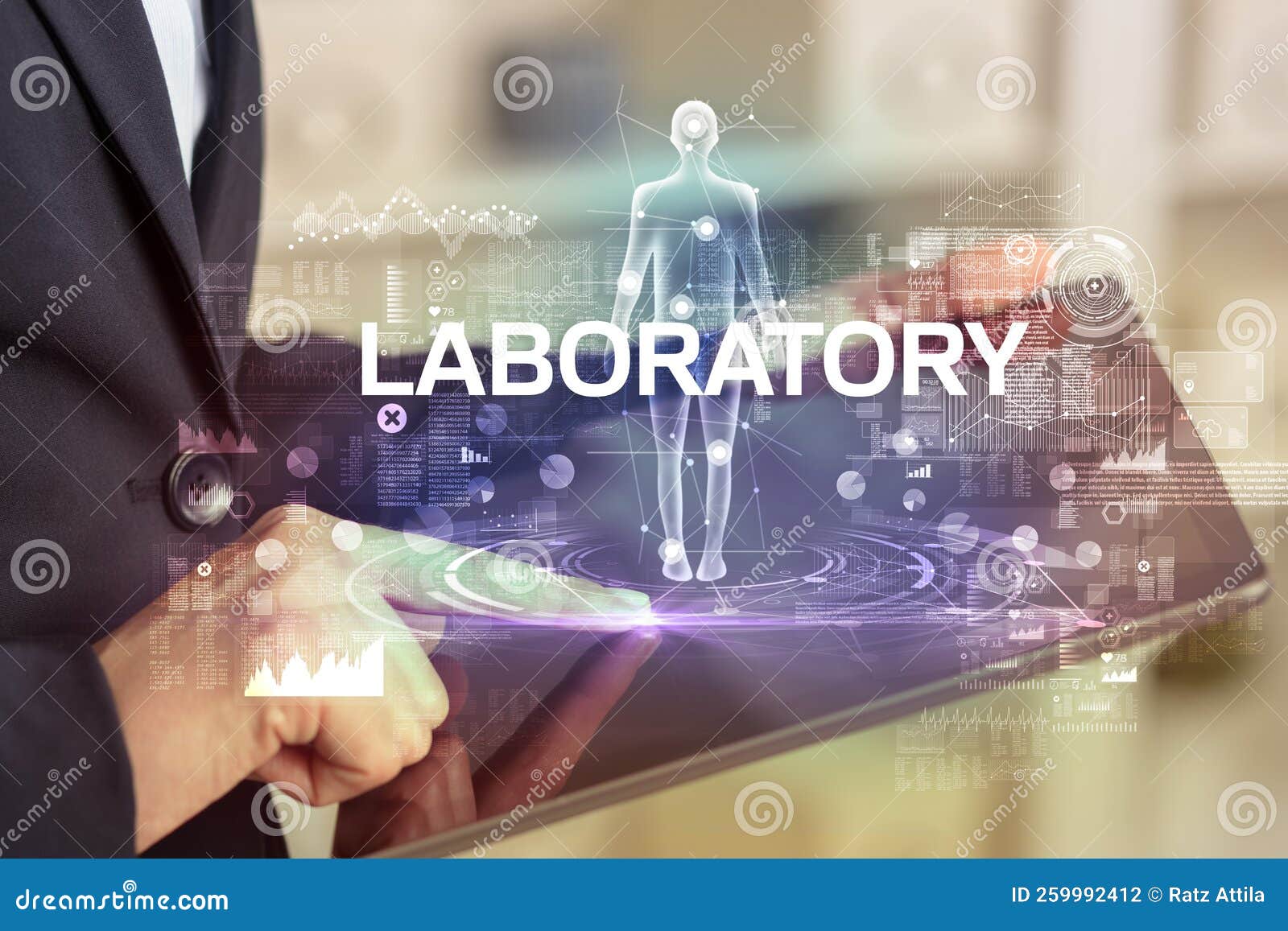 Electronic Medical Record, Tech Concept Stock Photo - Image of report ...