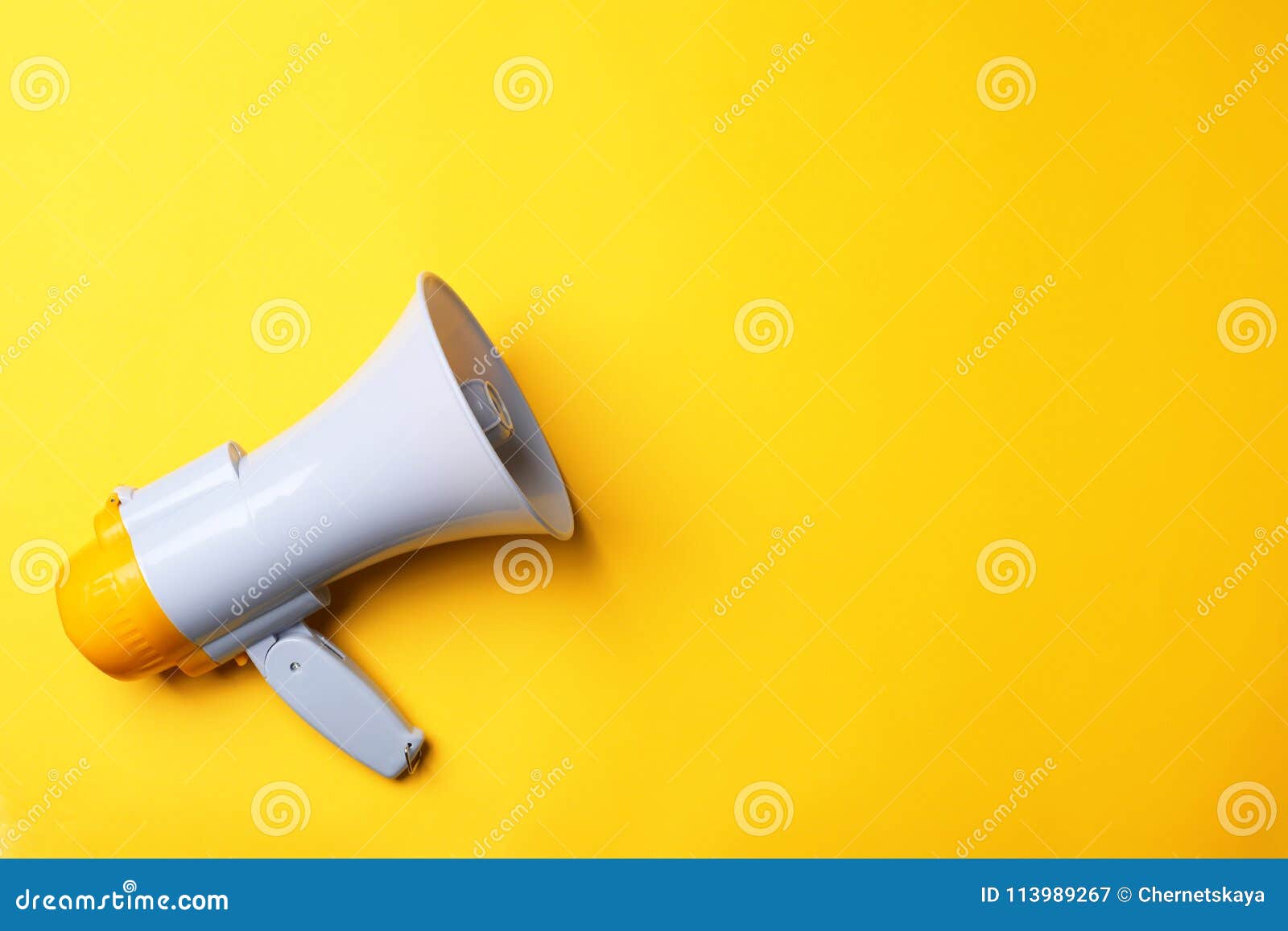 Electronic Megaphone on Background Stock Image - Image of address ...