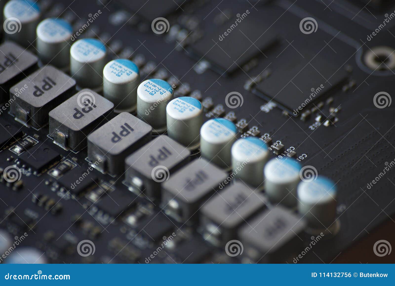 Electronic micro circuit stock photo. Image of device - 114132756