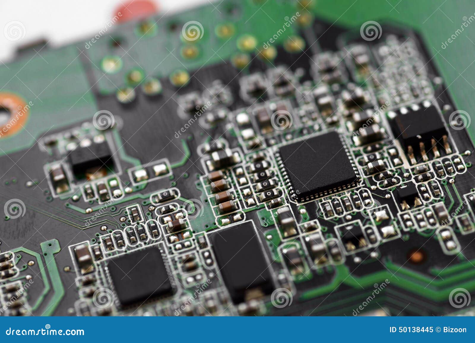 Electronic micro circuit stock image. Image of circuitry - 50138445