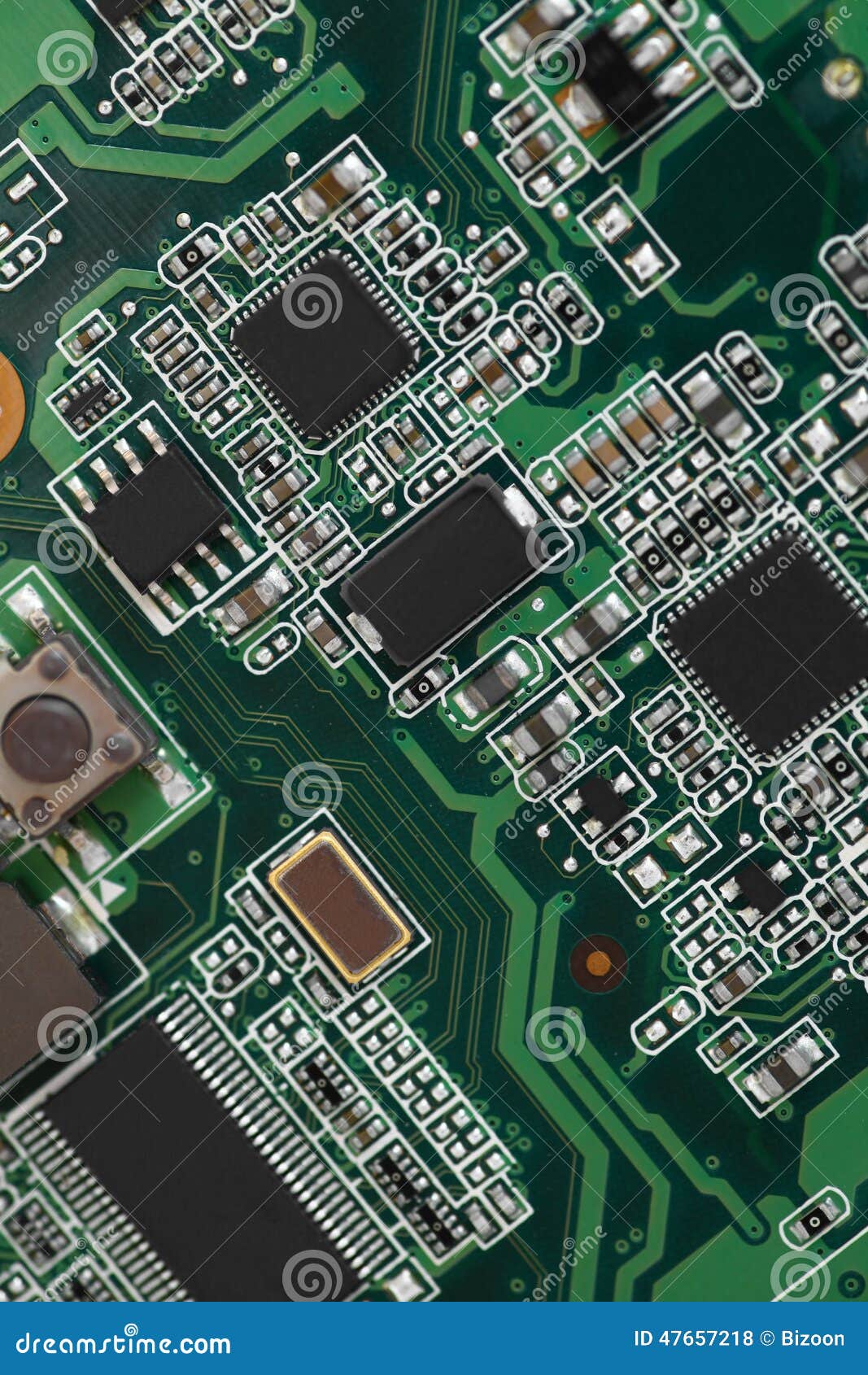 Electronic micro circuit stock photo. Image of closeup - 47657218