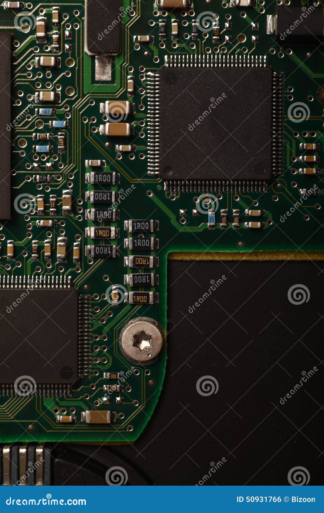 Electronic micro circuit stock photo. Image of device - 50931766