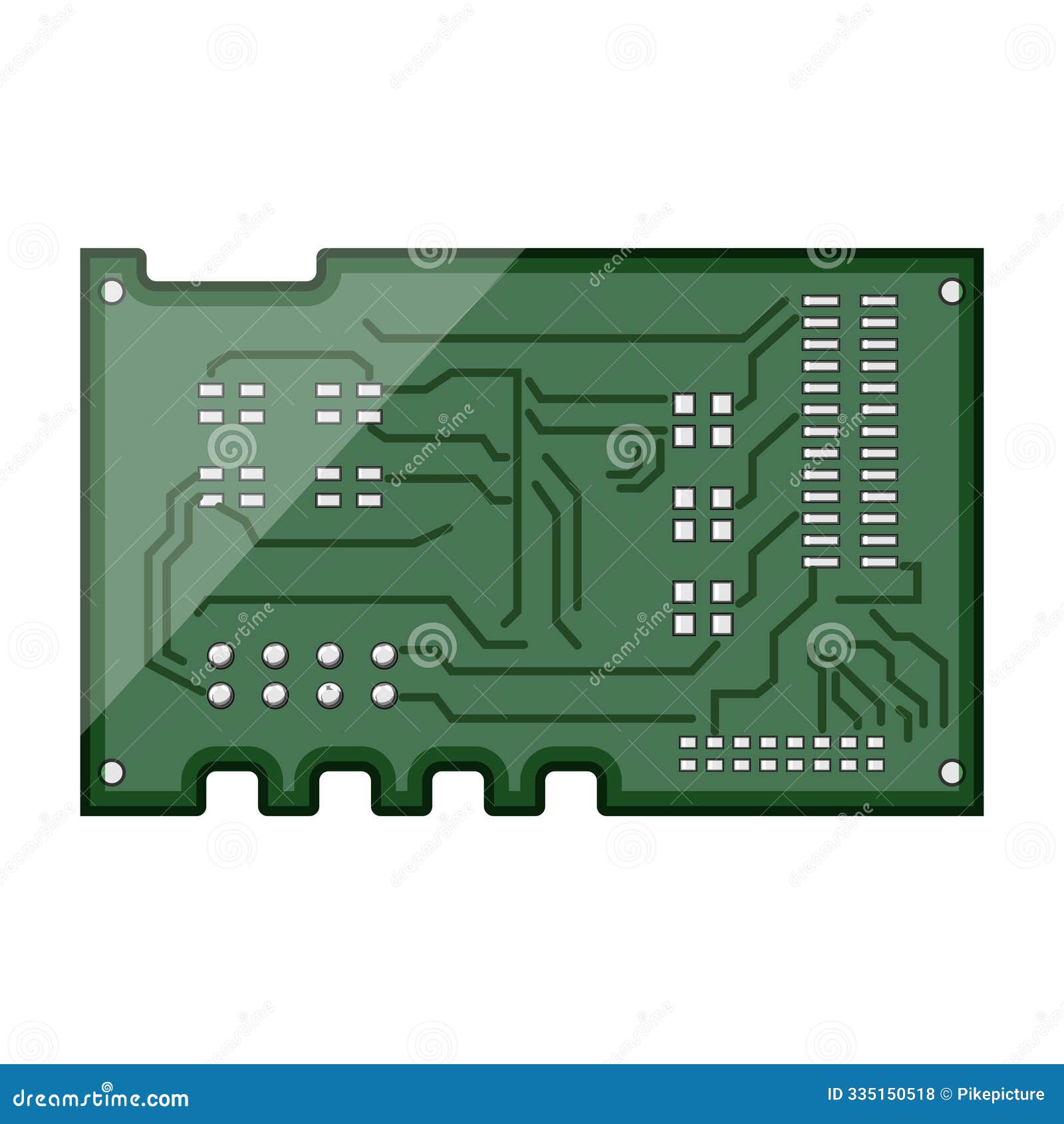 Electronic Microcontroller Cartoon Vector Illustration Stock ... Electronic Microcontroller Cartoon Vector Illustration Stock ...