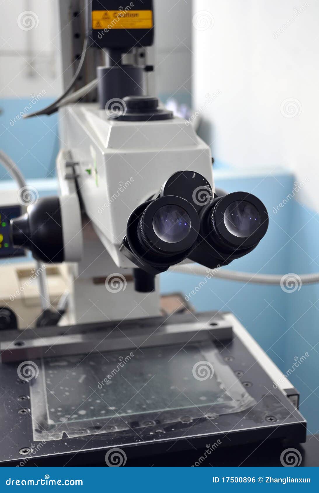 Electronic microscope stock photo. Image of development - 17500896