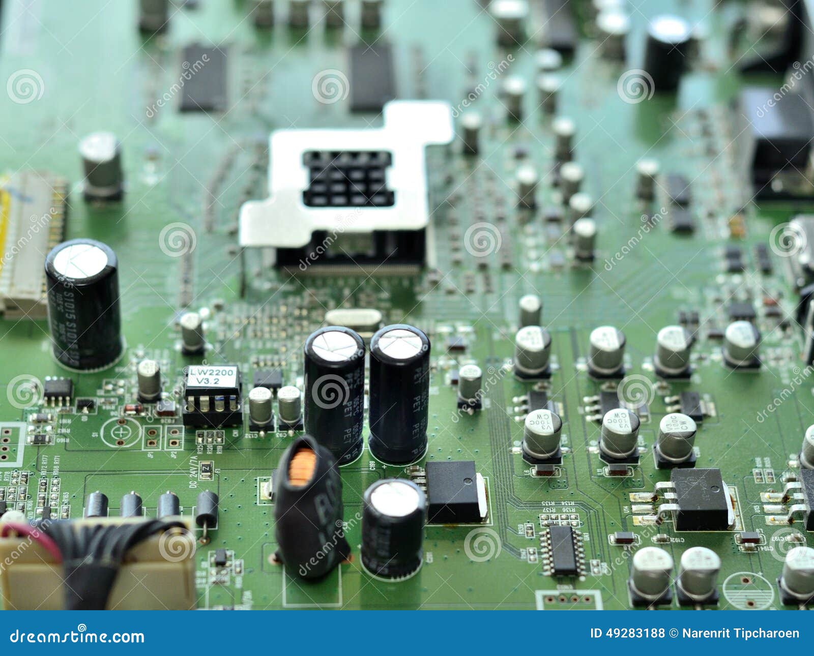 Electronic microship stock photo. Image of information - 49283188