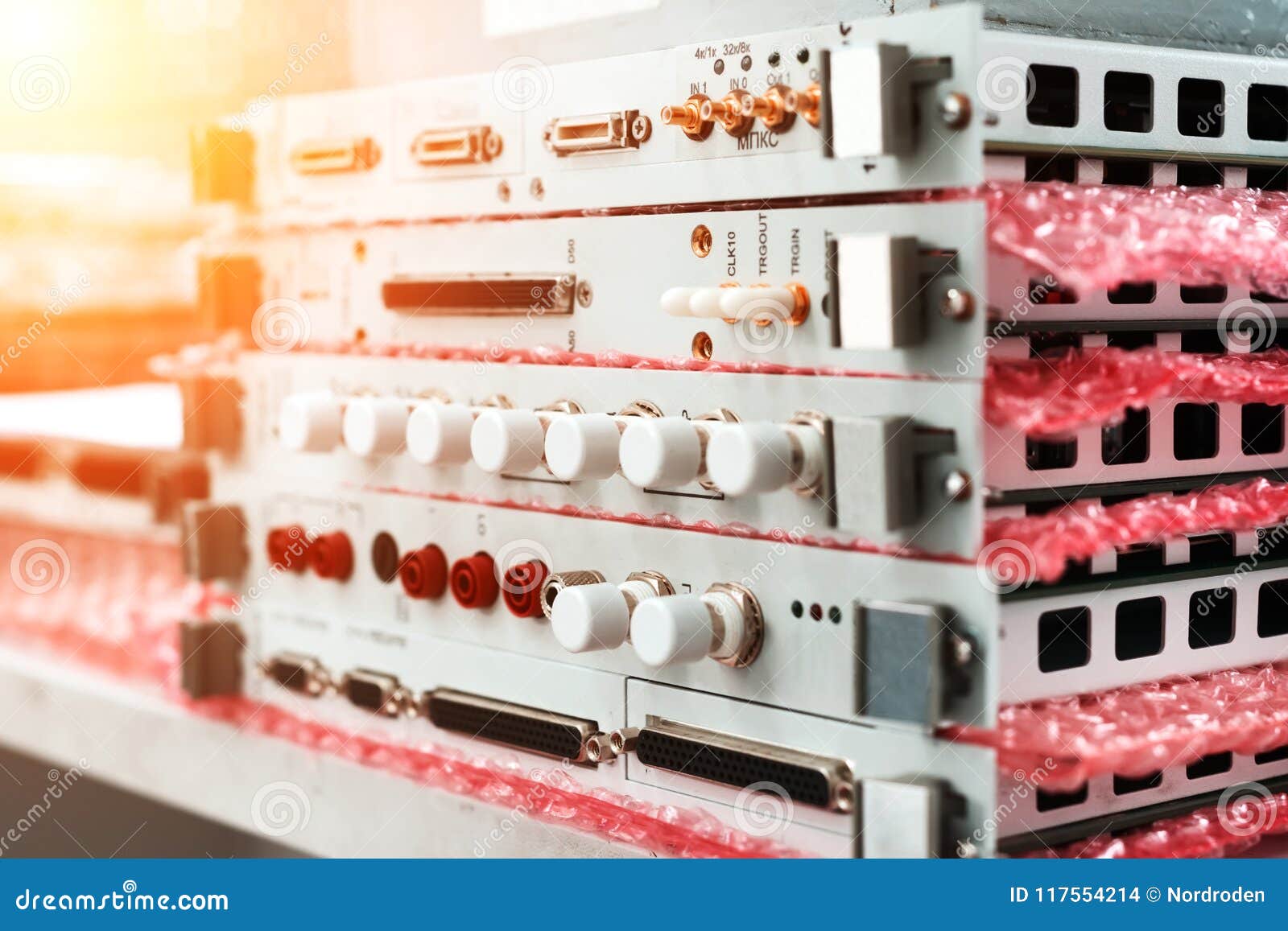 Electronic Modules and Electronic Cards Stacked in a Stack. Stock Photo ...