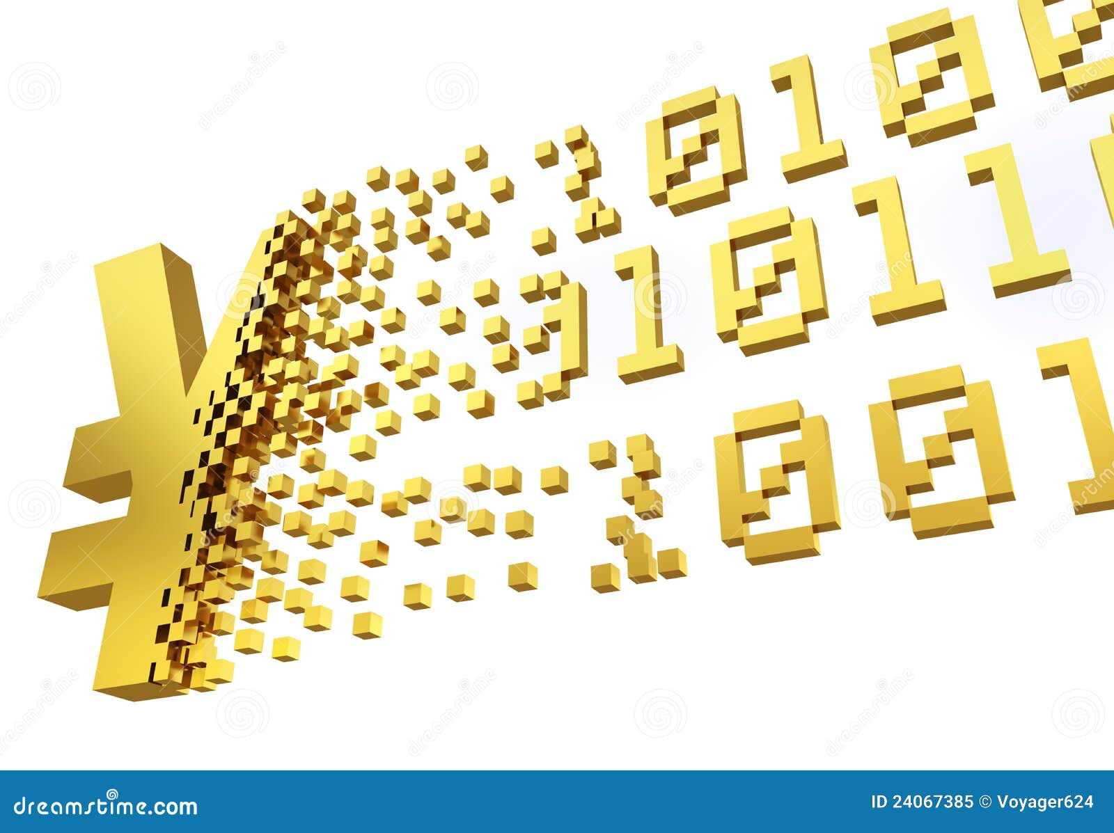 Convert Binary To Decimal Value - Graphic Design Royalty-Free Stock ...