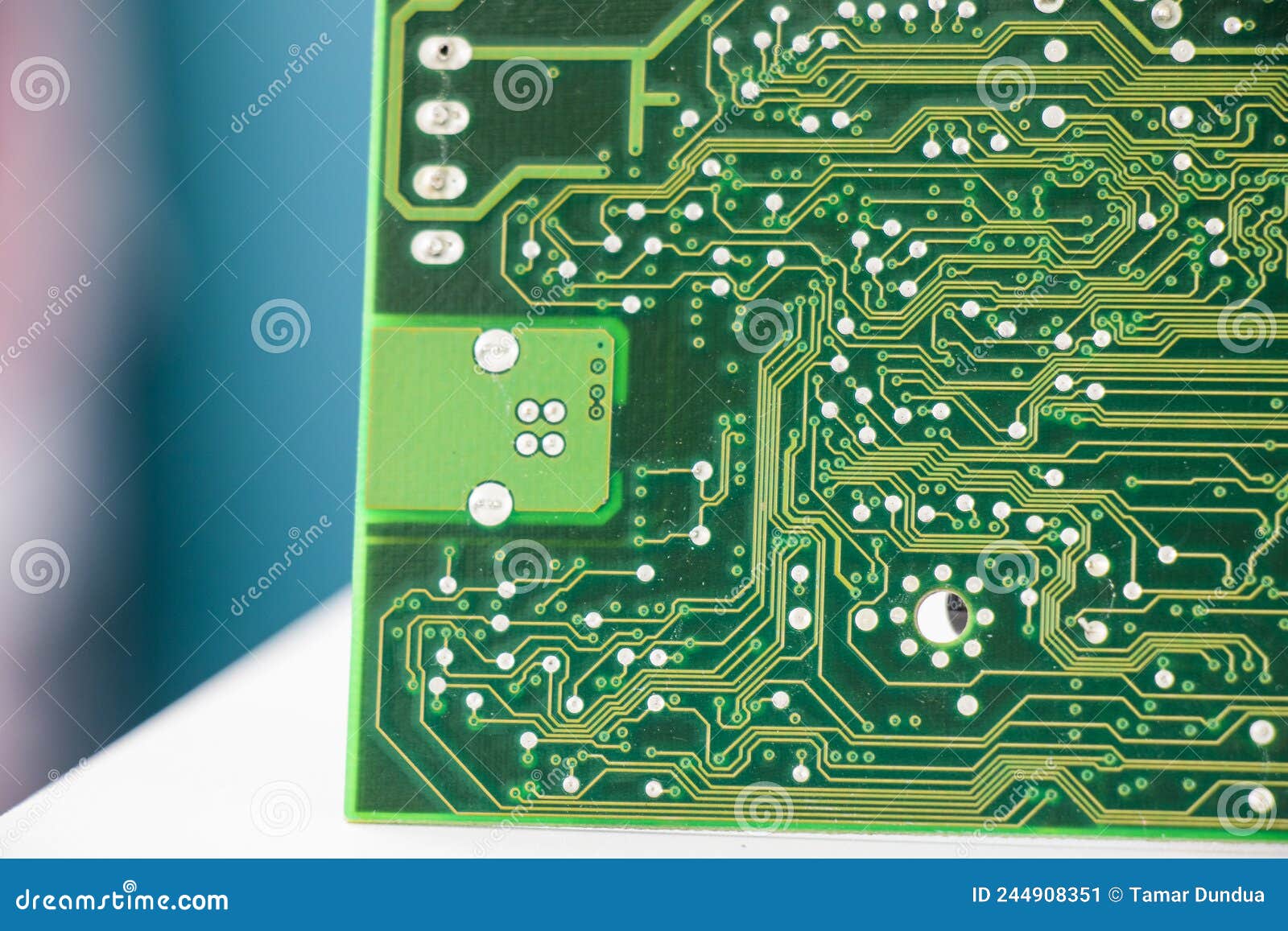 Electronic Motherboard, Isometric Processor Stock Image - Image of ...
