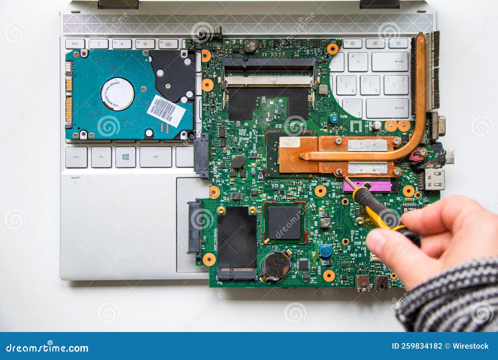 Electronic Motherboard, Isometric Processor Microchip, Motherboard ...