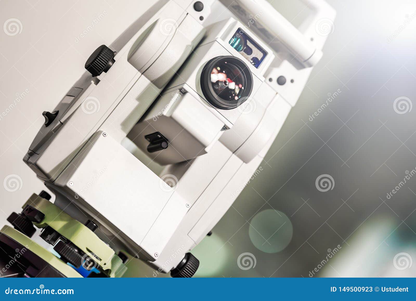 Electronic Optical Measuring Device Stock Image - Image of tool, land ...