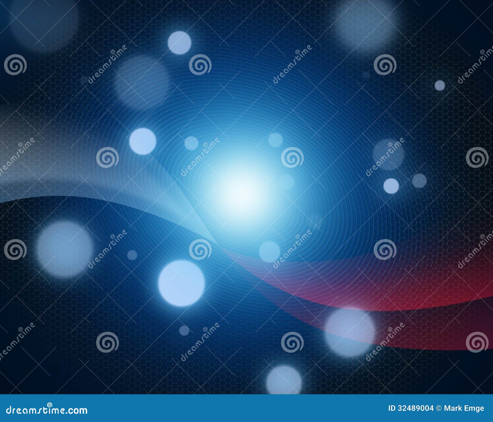 Electronic Partical Wave stock illustration. Illustration of highlight ...