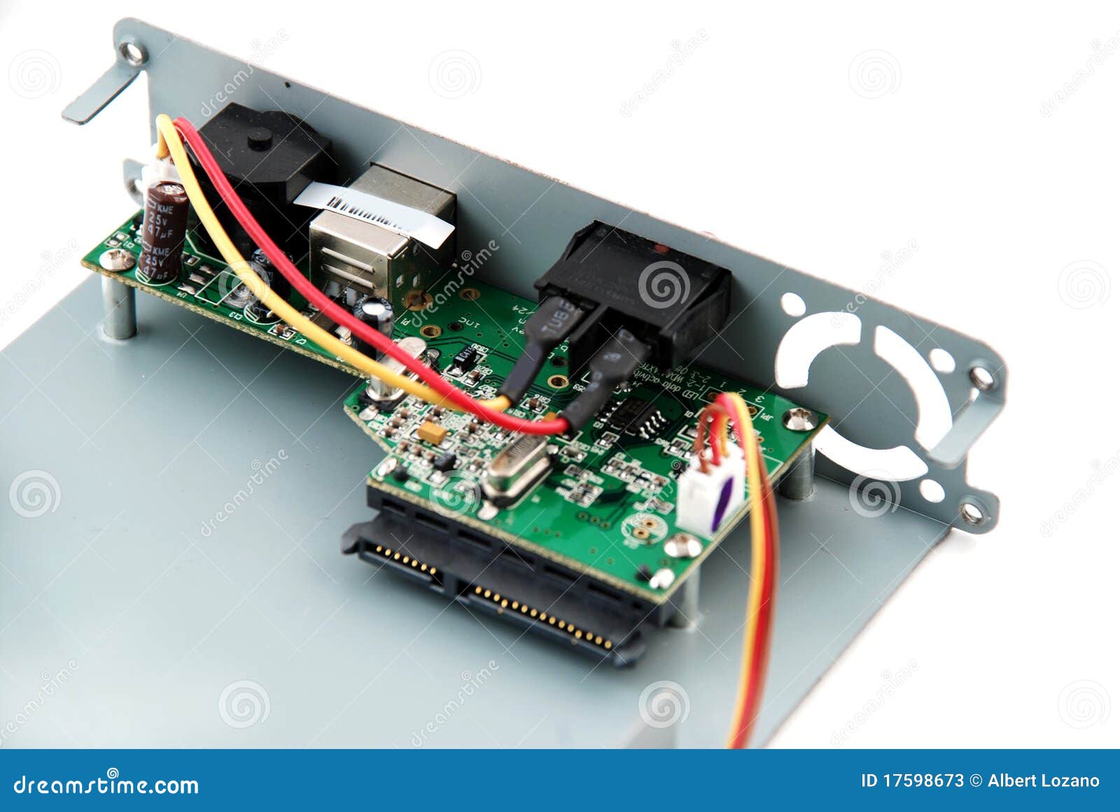 Electronic Parts and Circuits Stock Image - Image of microtechnology ...