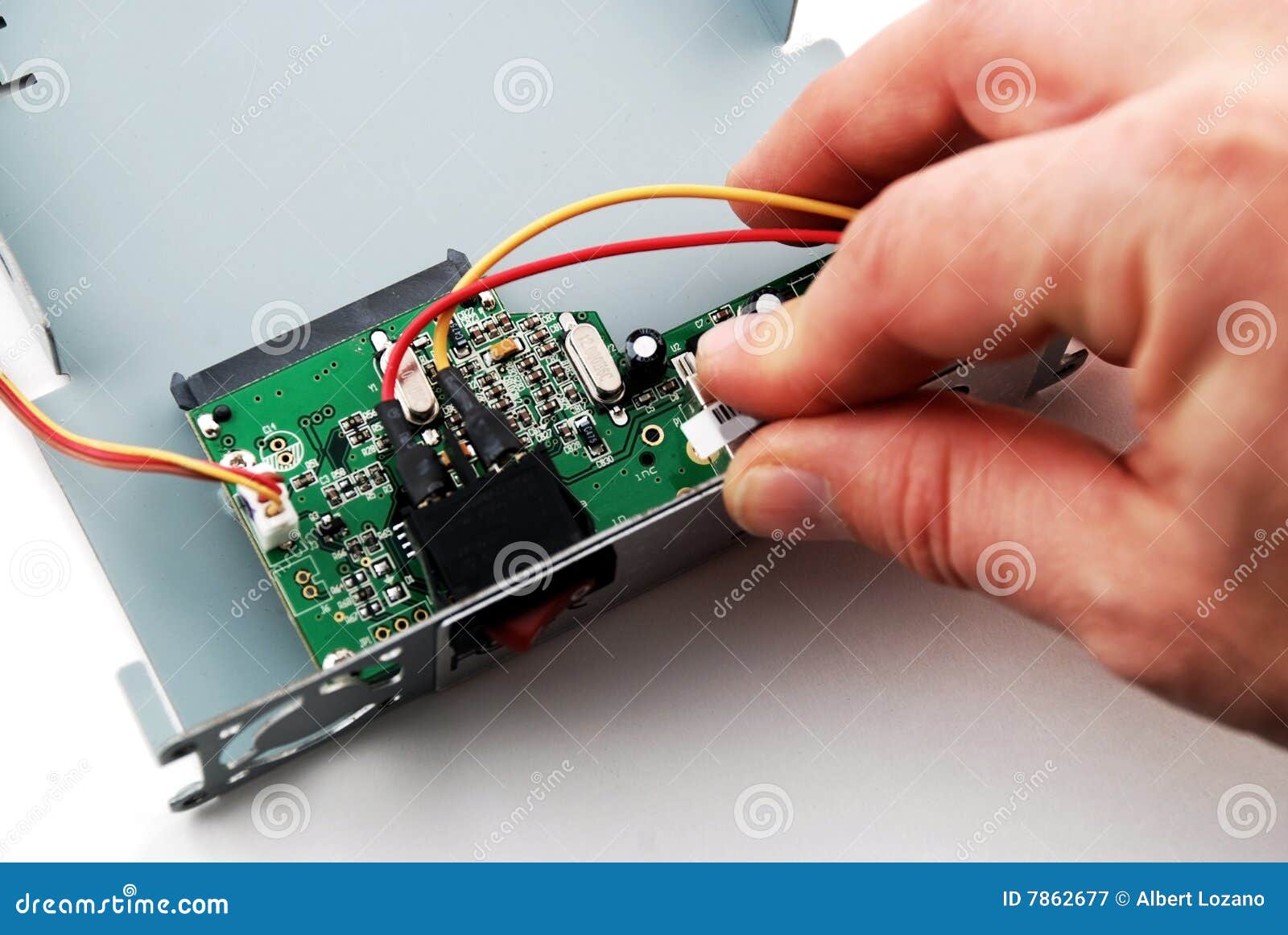 Electronic Parts and Circuits Stock Image - Image of computers ...