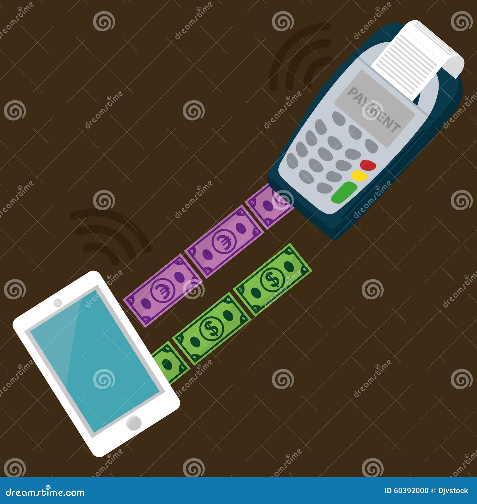 Electronic Payment and Technology Stock Vector - Illustration of card ...