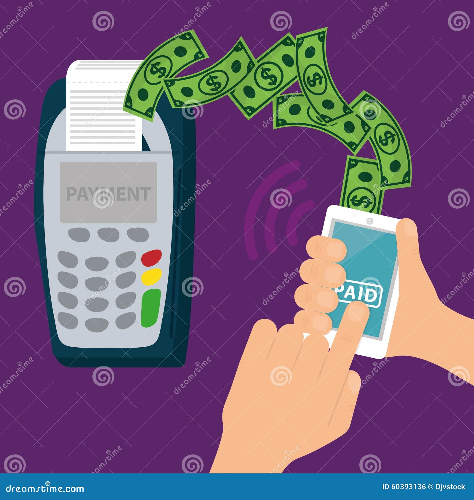 Electronic Payment and Technology Stock Vector - Illustration of symbol ...