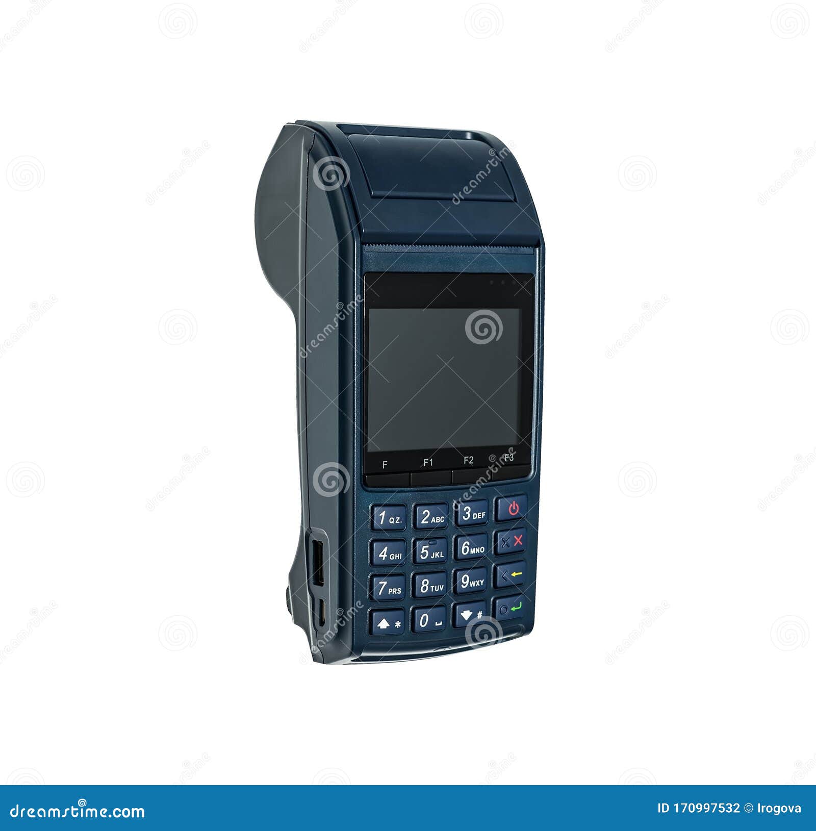 Electronic Payment Terminal. Stock Photo - Image of case, money: 170997532