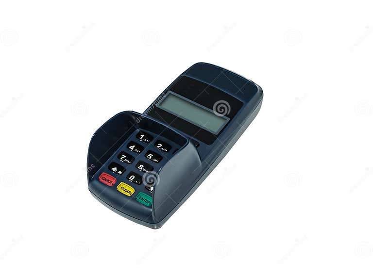 Electronic Payment Terminal. Stock Photo - Image of purchase ...
