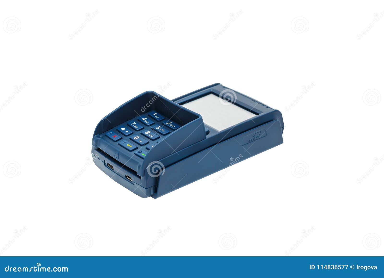 Electronic Payment Terminal Stock Image - Image of client, paying ...
