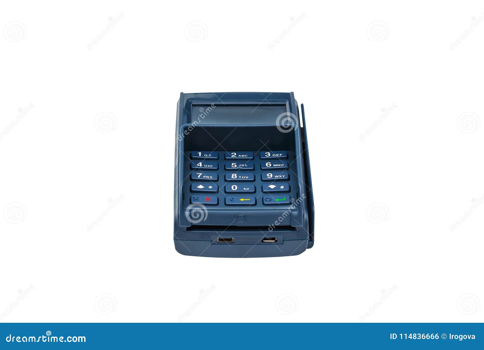 Electronic Payment Terminal Stock Photo - Image of check, paying: 114836666