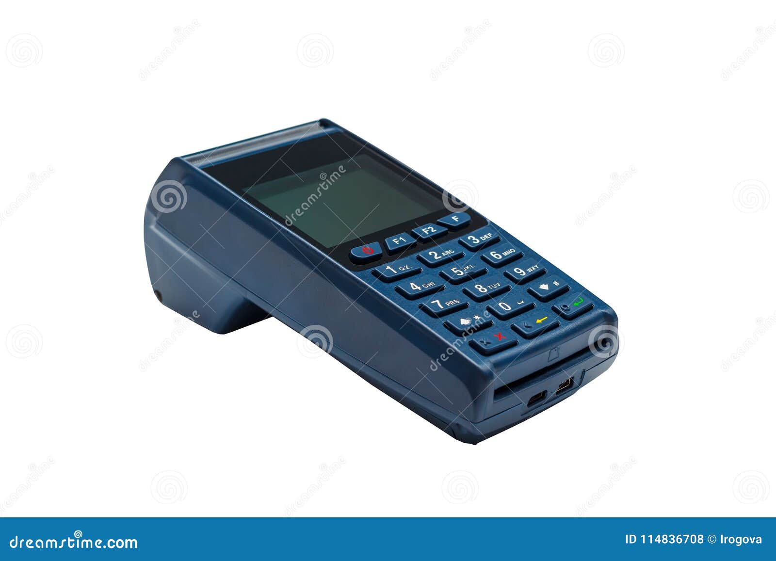 Electronic Payment Terminal. Stock Photo - Image of financial, check ...