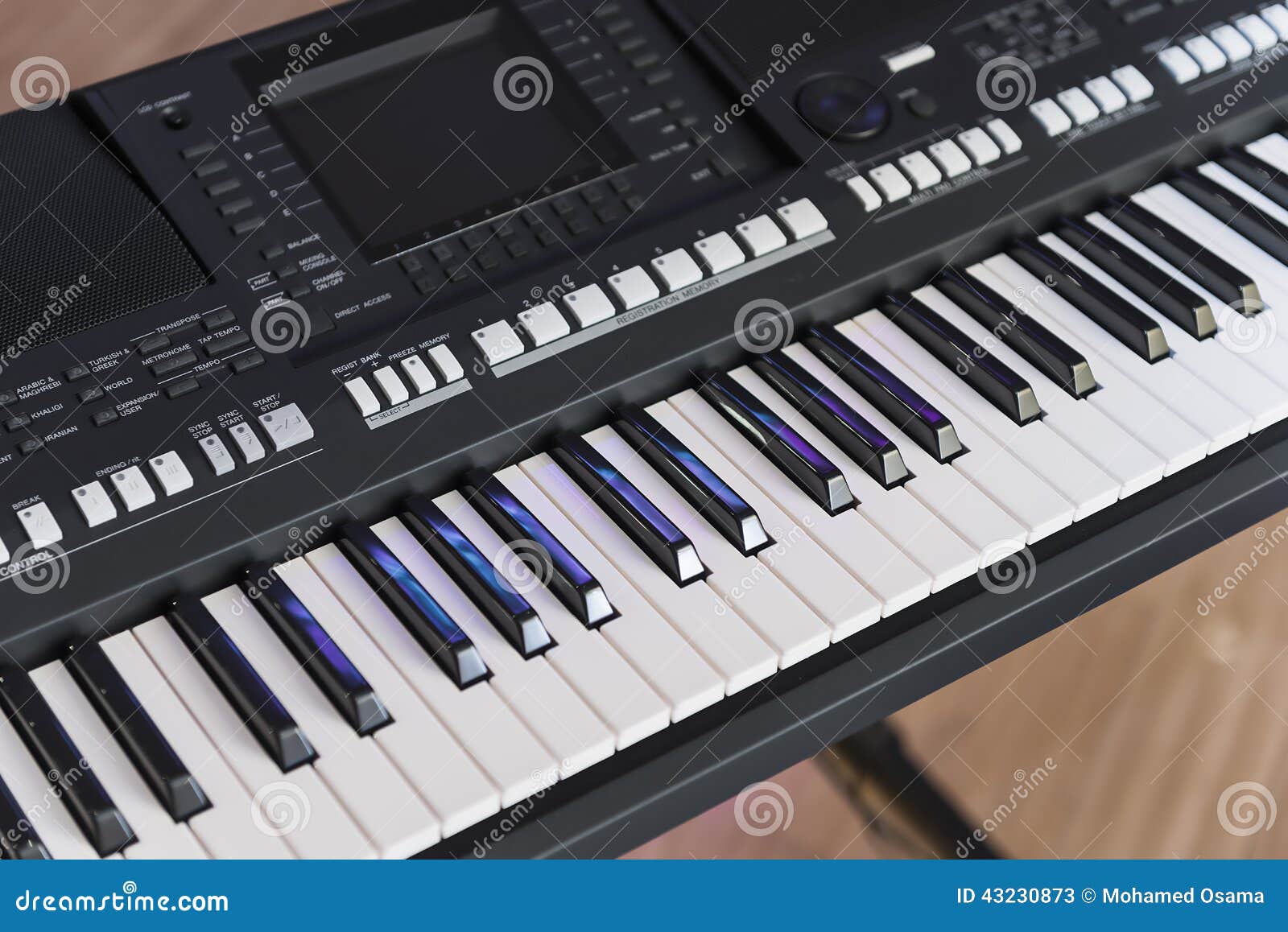 Electronic Piano stock image. Image of classical, composer - 43230873