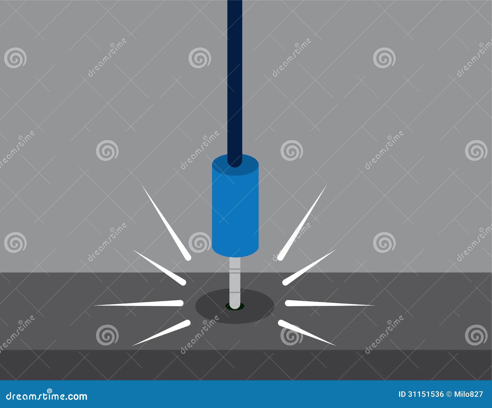 Electronic Plugging in stock vector. Illustration of component - 31151536