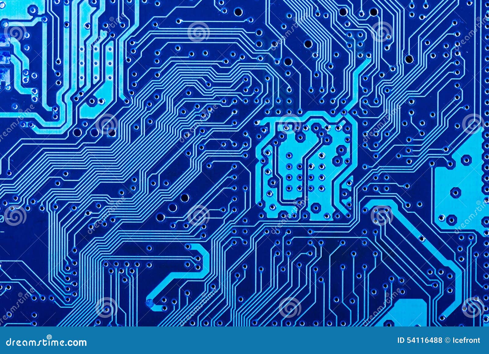Electronic Printed Circuit Board Stock Photo - Image of tracks, detail ...