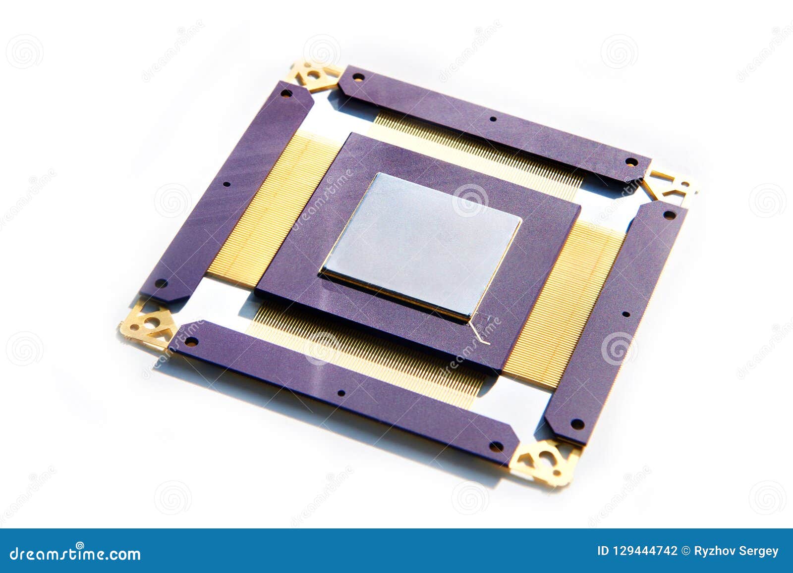 Electronic Processor Isolated Stock Photo - Image of hardware ...