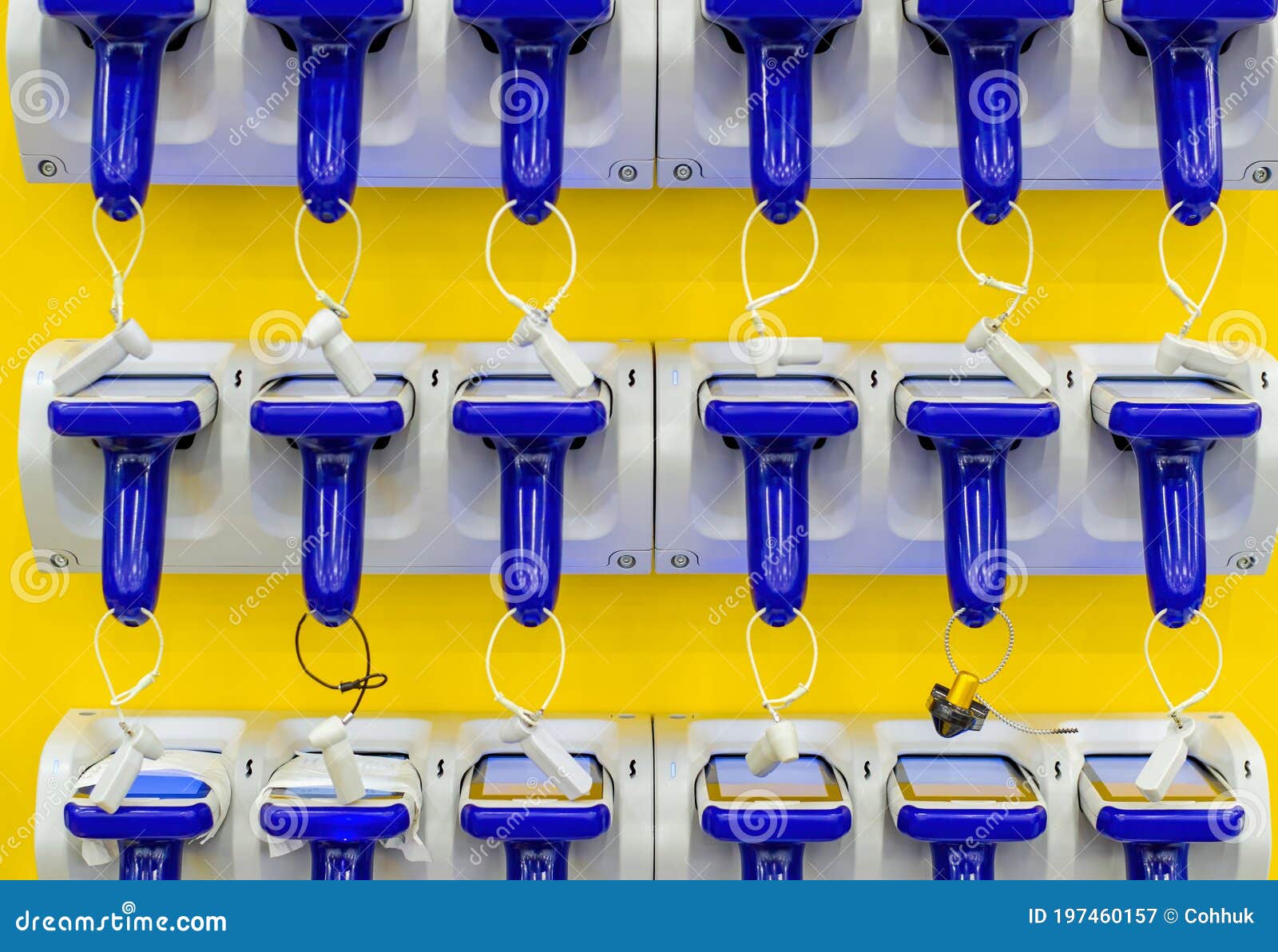 Electronic Product Scanner in the Store. Contactless Purchase of Goods ...