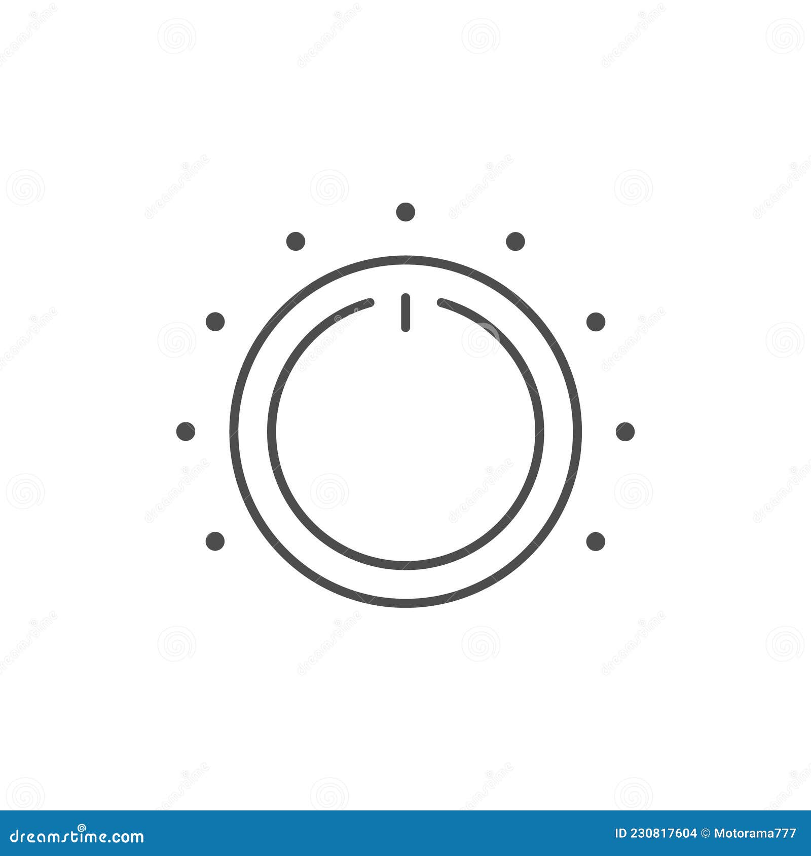 Electronic Regulator Line Outline Icon Stock Vector - Illustration of ...