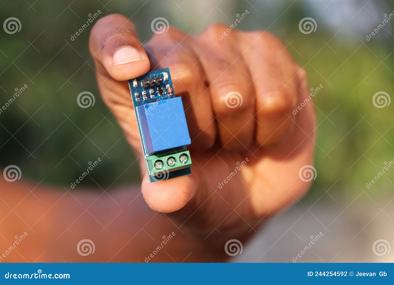 Relay Module 5v With Single Channel Isolated On White Background ...