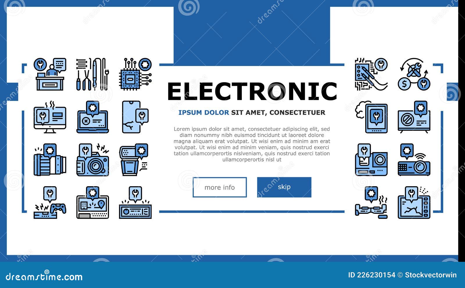 Computer Repair Banner Vertical