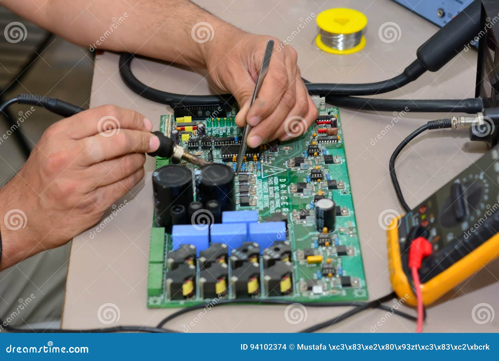 Electronic repairman stock photo. Image of circuit, engineering - 94102374