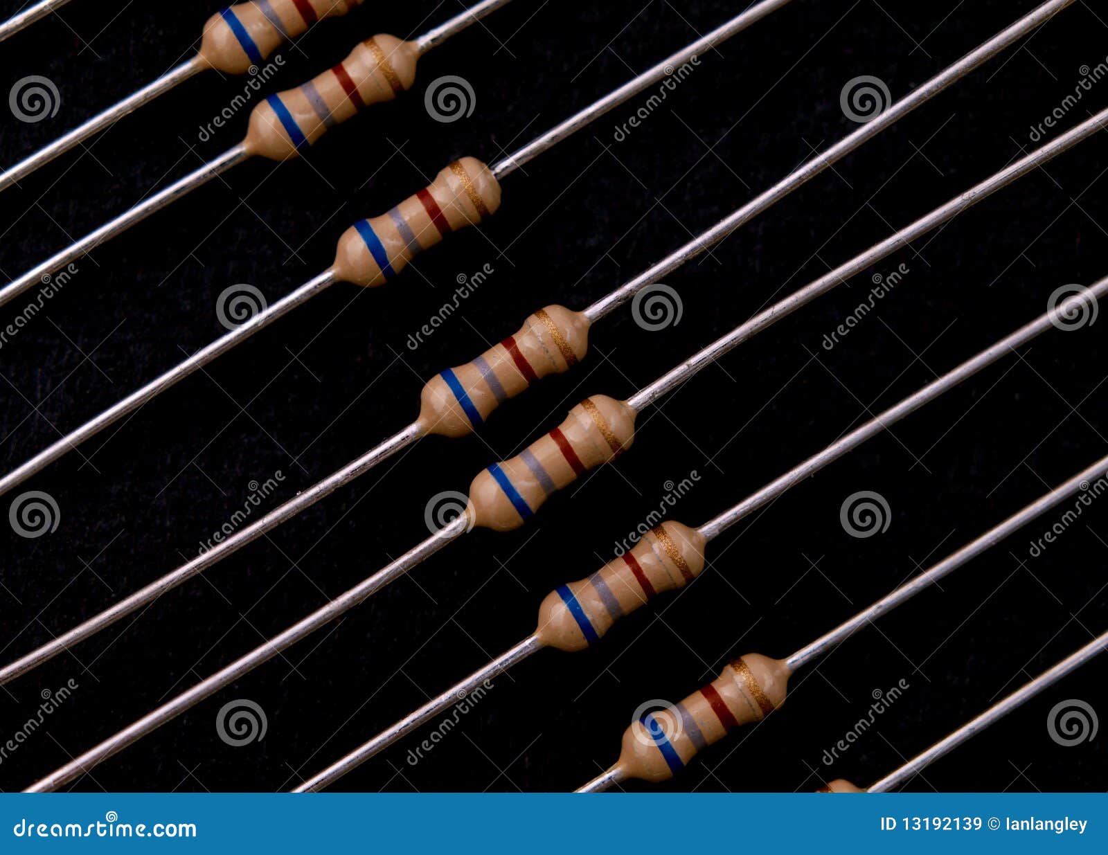 Electronic resisters stock image. Image of resistance - 13192139