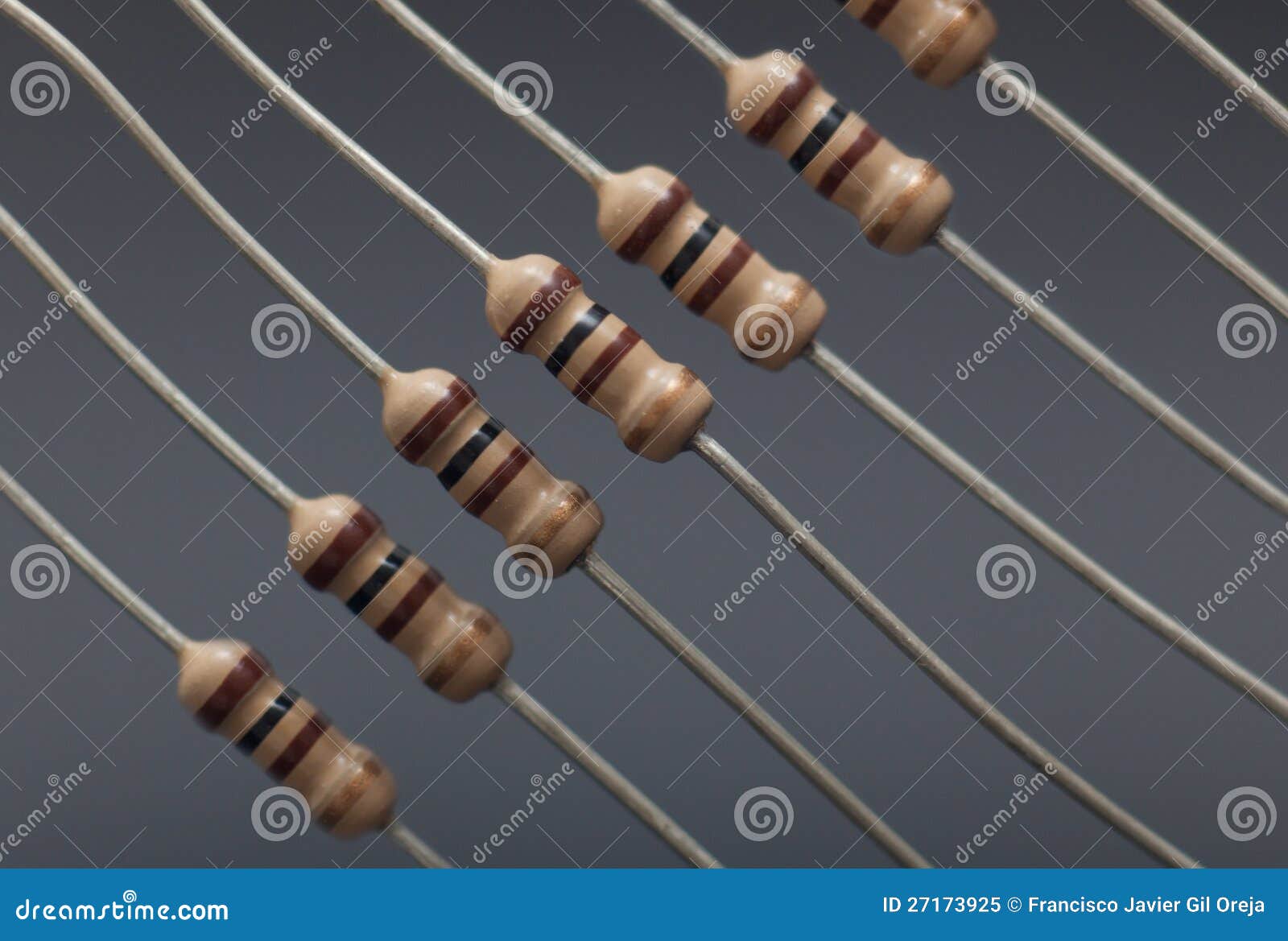 Electronic resistors stock image. Image of build, builder - 27173925