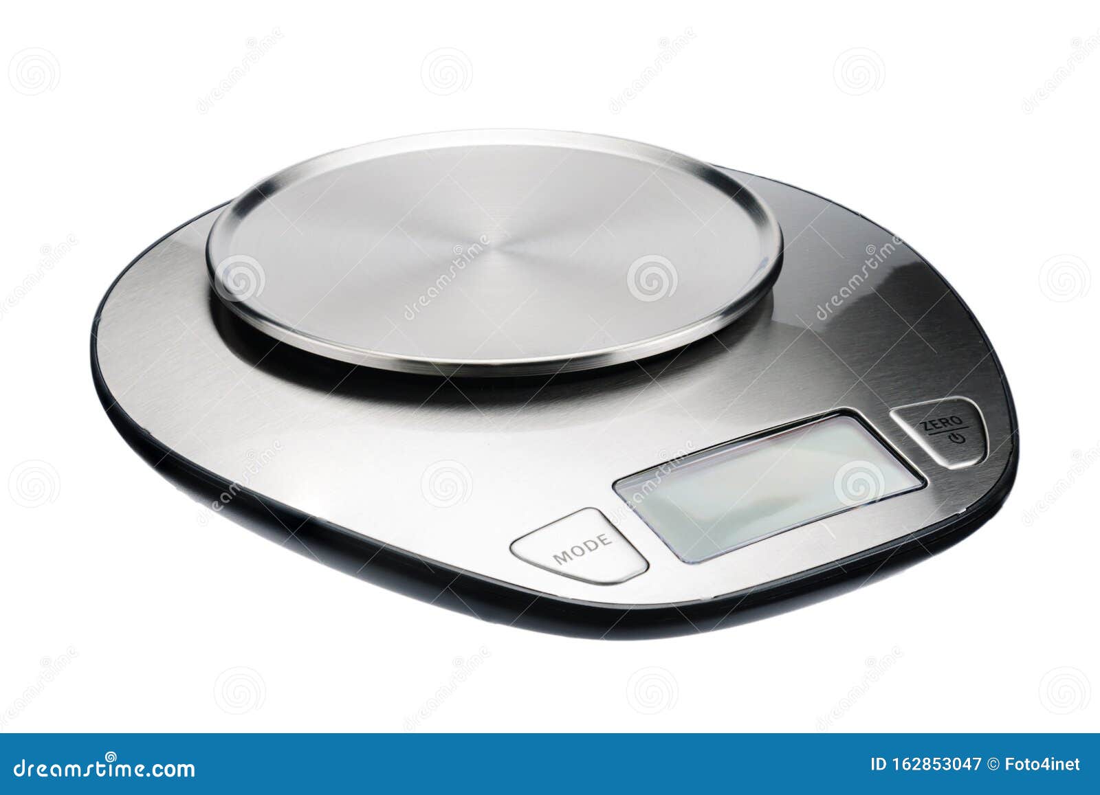 An Electronic Scale without a Measuring Cup Isolated on White ...