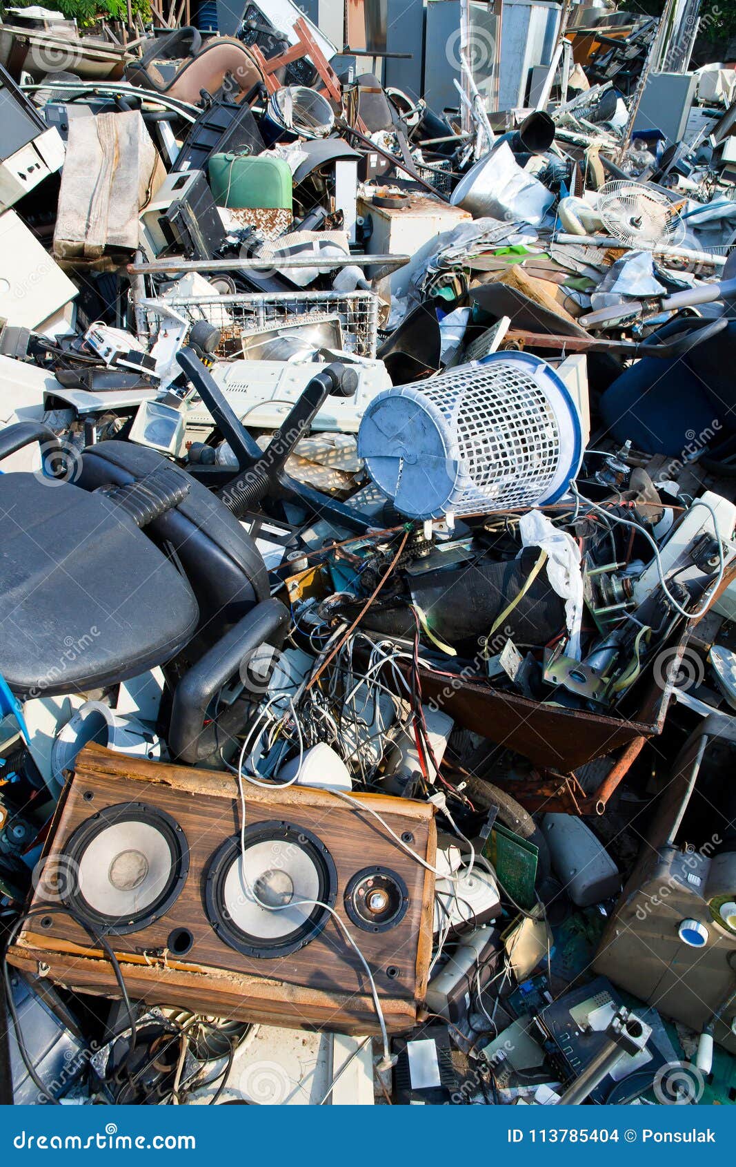 Electronic Scrap Background Stock Photo - Image of metal, antique ...