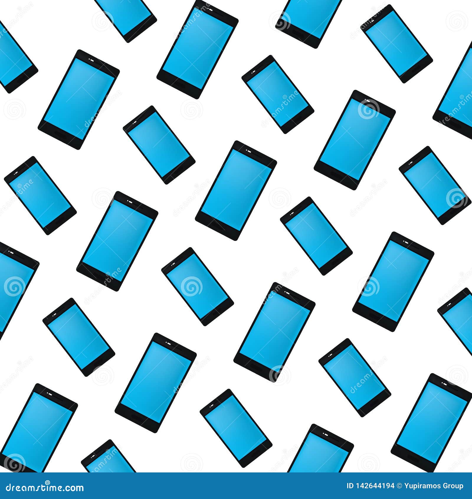 Electronic Screen Smartphone Technology Background Stock Vector ...