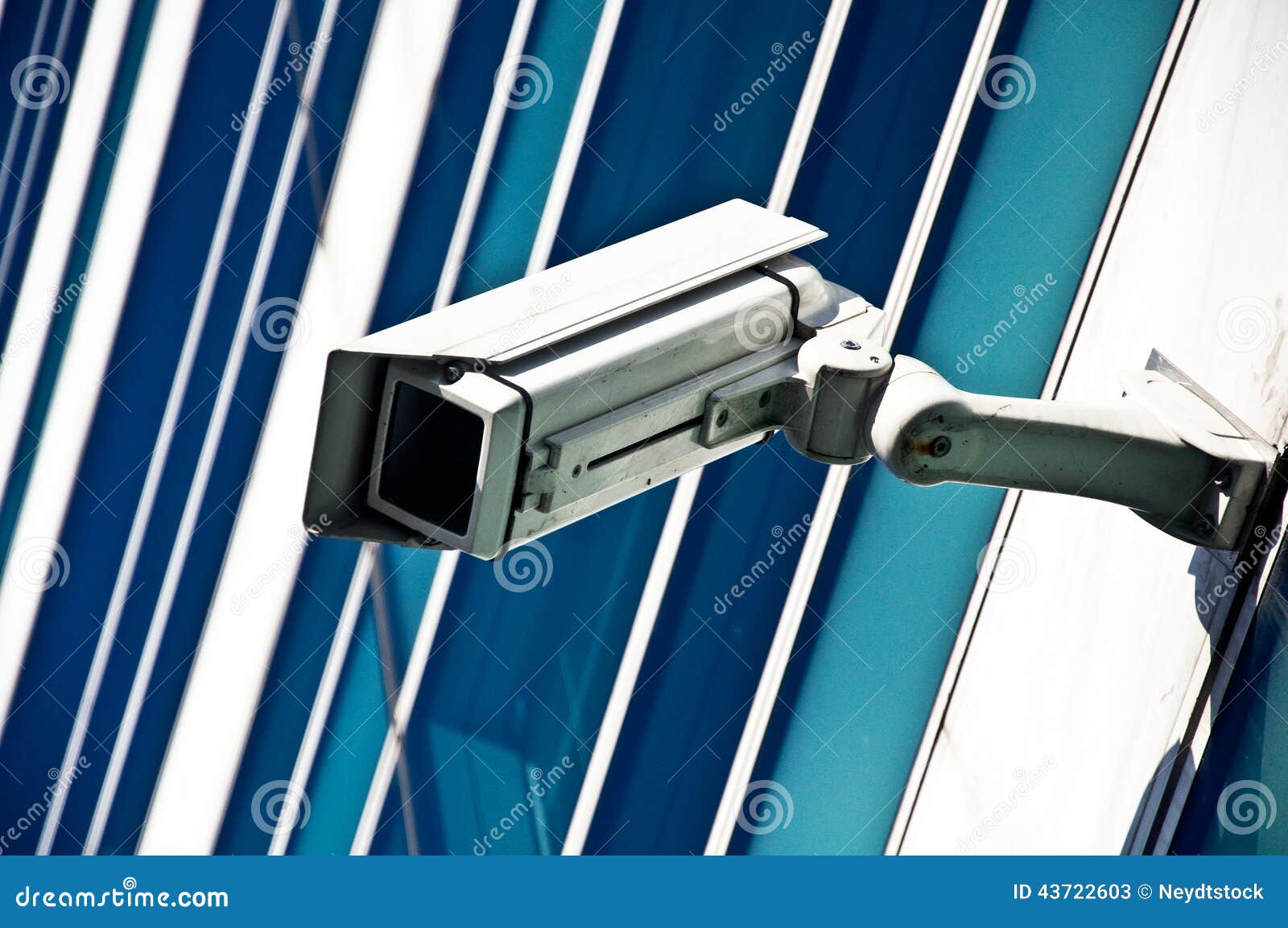 Electronic Security Video Camera Stock Image - Image of monitoring ...
