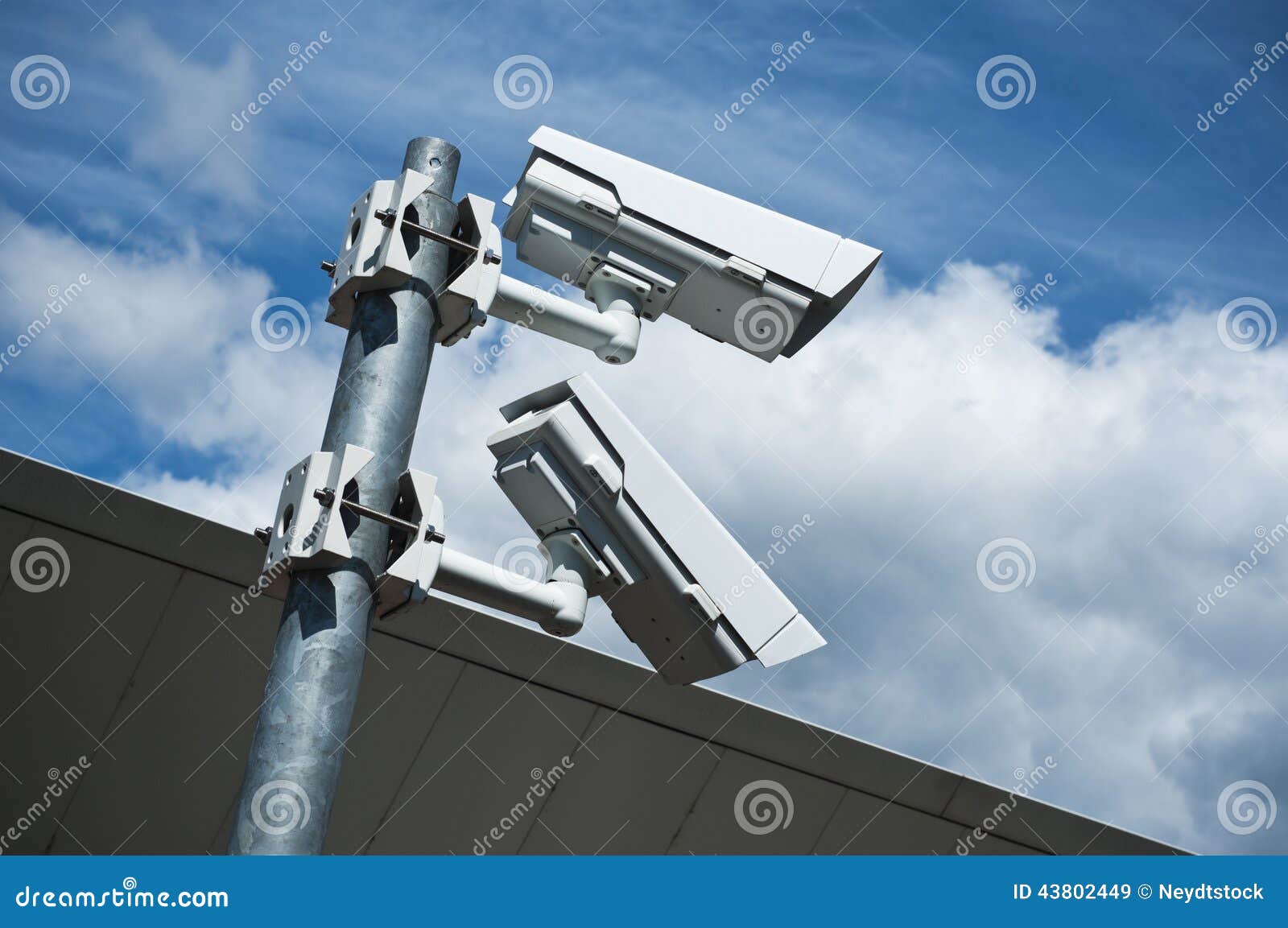 Electronic Security Video Camera Stock Image - Image of brother, video ...