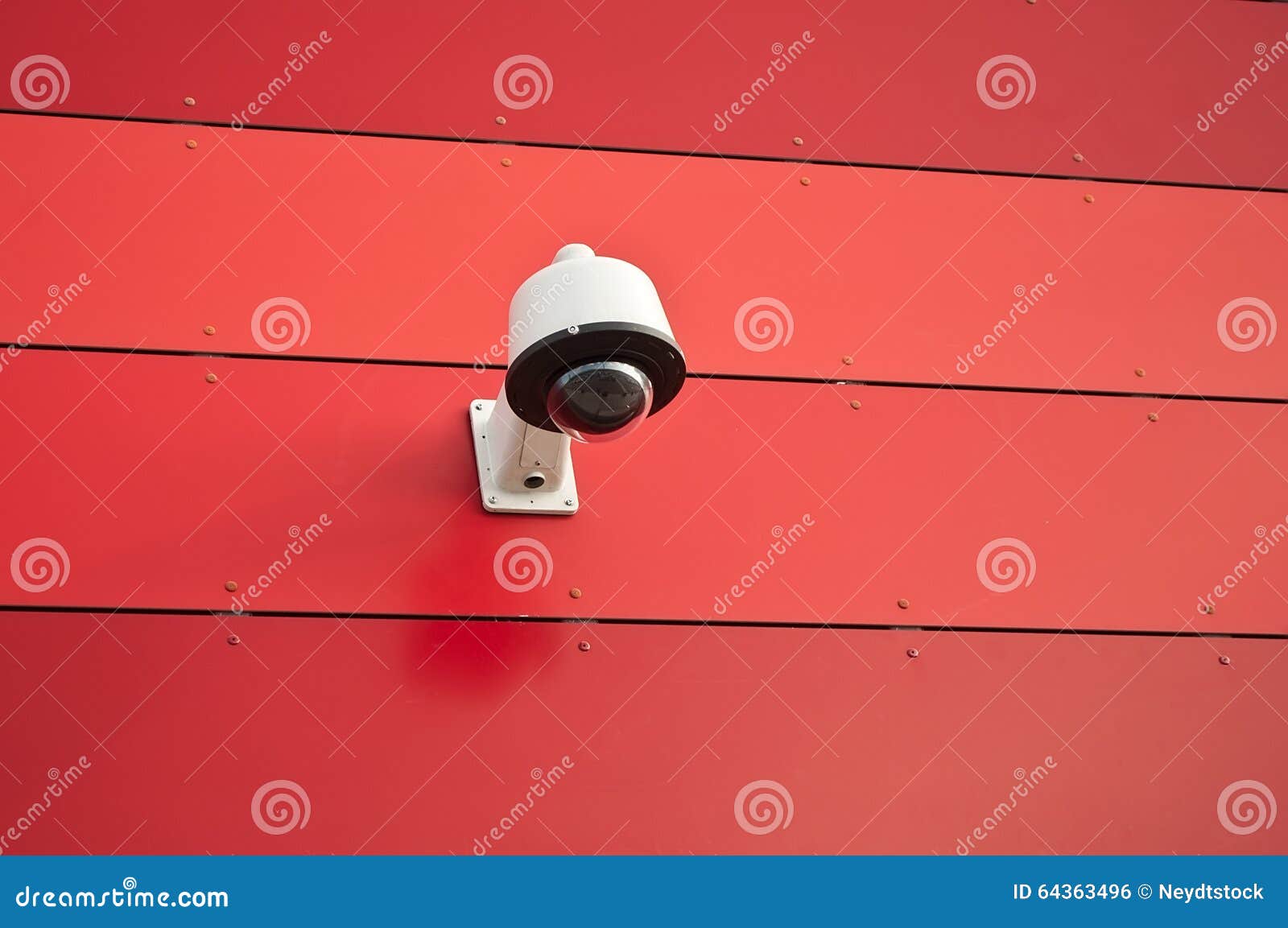 Electronic Security Video Camera of Surveillance Stock Photo - Image of ...