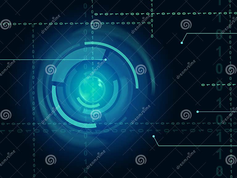 Electronic Sensor Background Means Eye Sensor or Trendy Technology ...