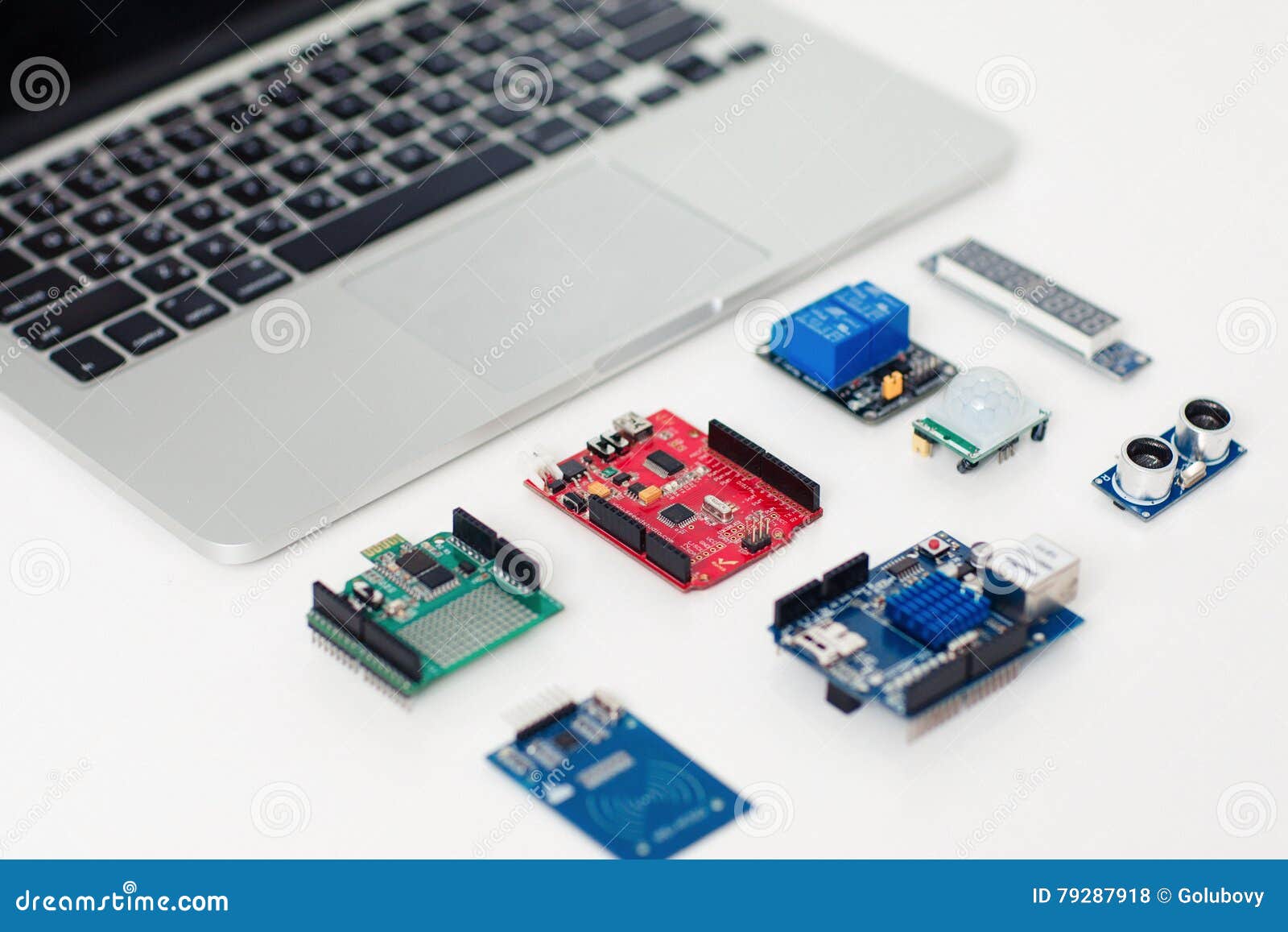 Electronic Shields for Devices Development Stock Photo - Image of ...
