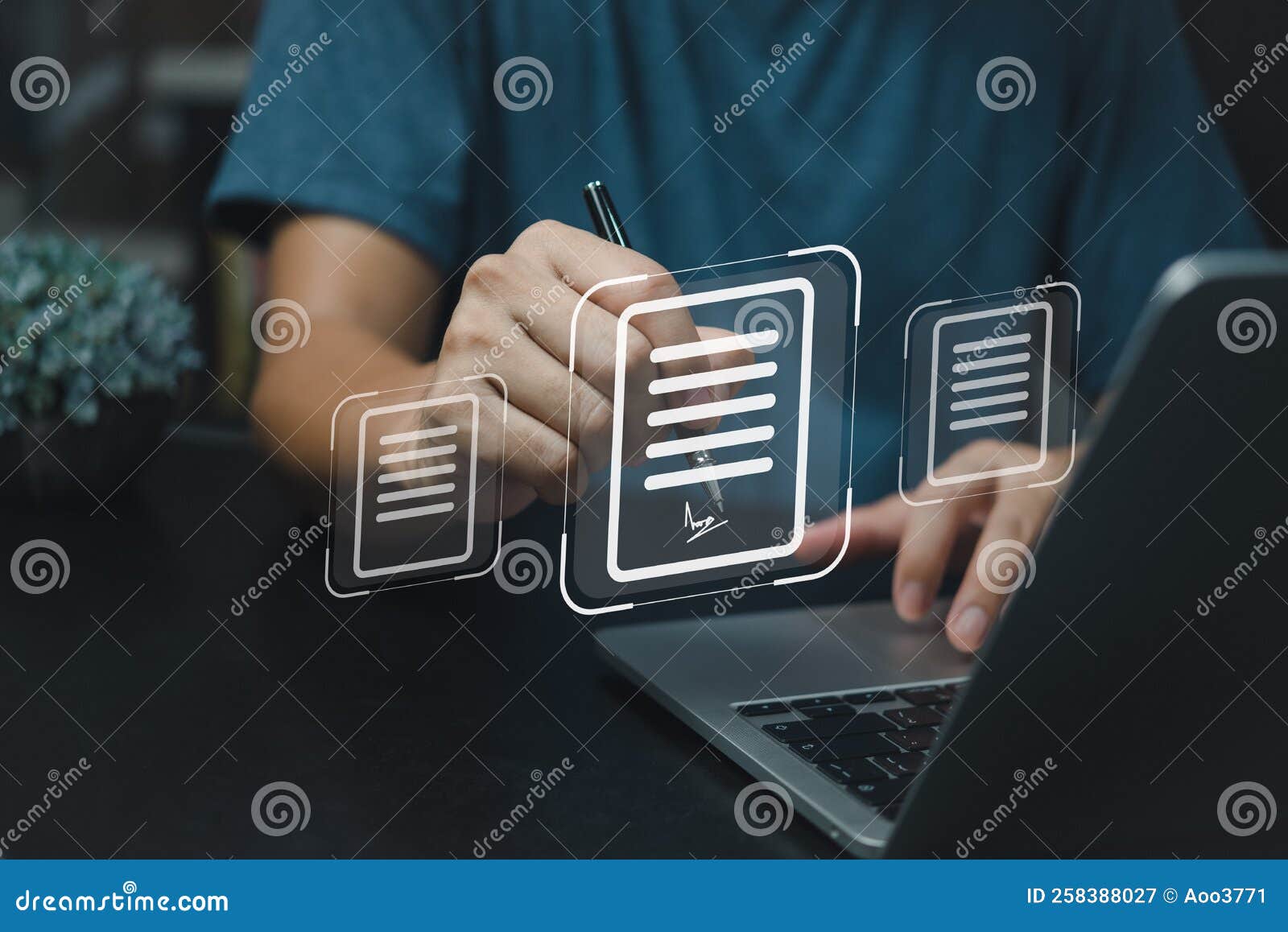 Electronic Signature Document Management Business Contract Online ...