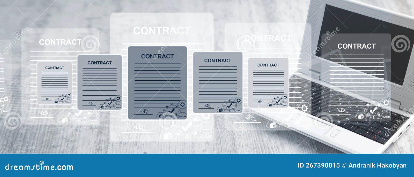 Electronic Signature. Document Management Stock Image - Image of online ...