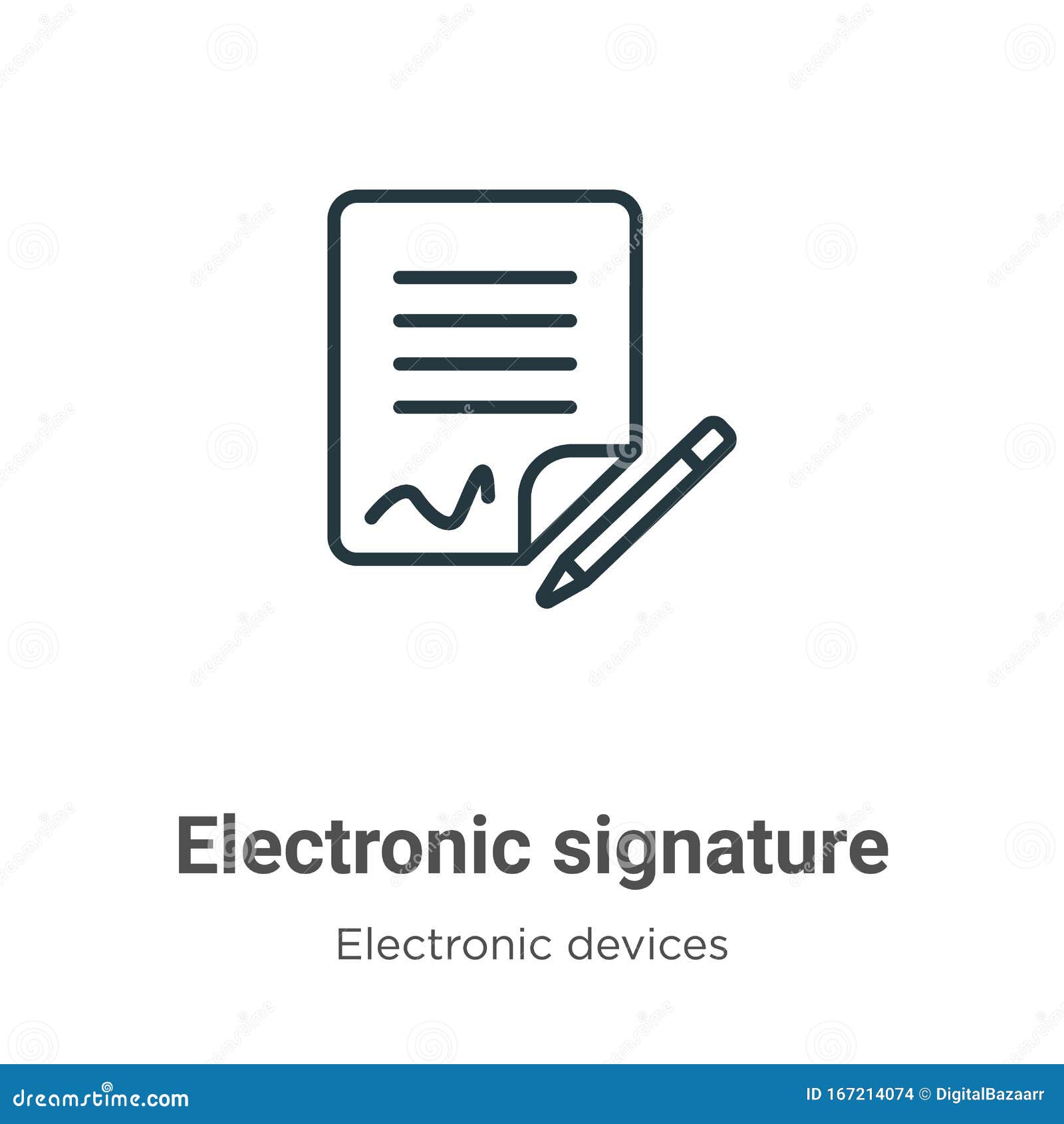 Digital Signature Icon